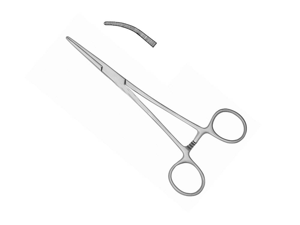 Rankin-Crile Forceps 6.25″ Curved – Pomee USA 724-1285 | Medical-Grade Hemostat Clamp – Pomee USA